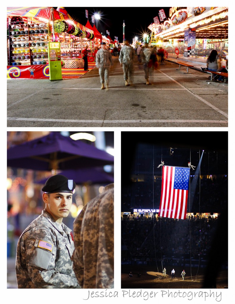 Military Day at the Rodeo - Jessica Pledger Photography
