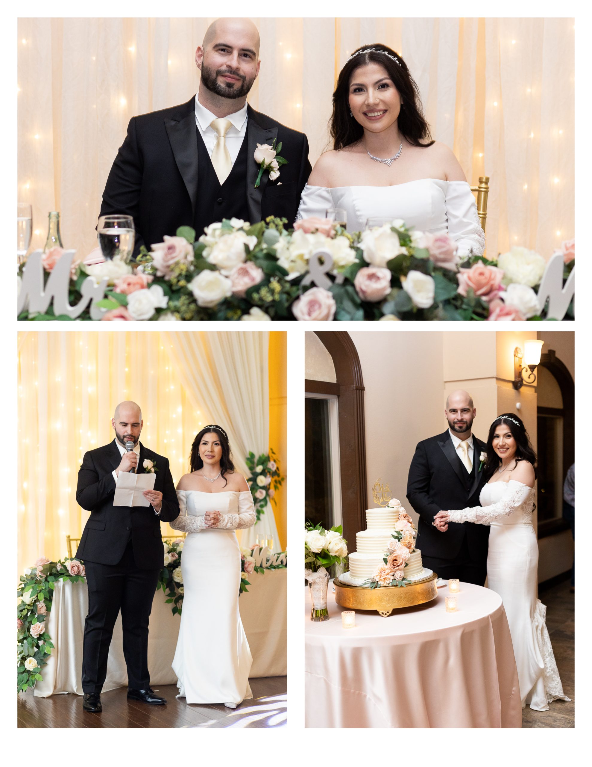 Cristina and Moatez’s Fall Wedding at Tuscan Courtyard | Houston ...